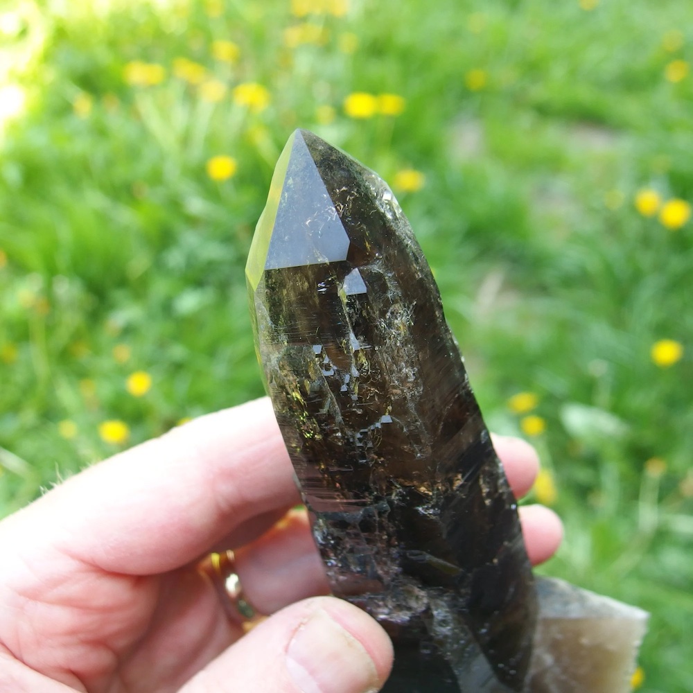 Amazing 'A' Grade Smoky Quartz, Cathedral Crystal, Poland
