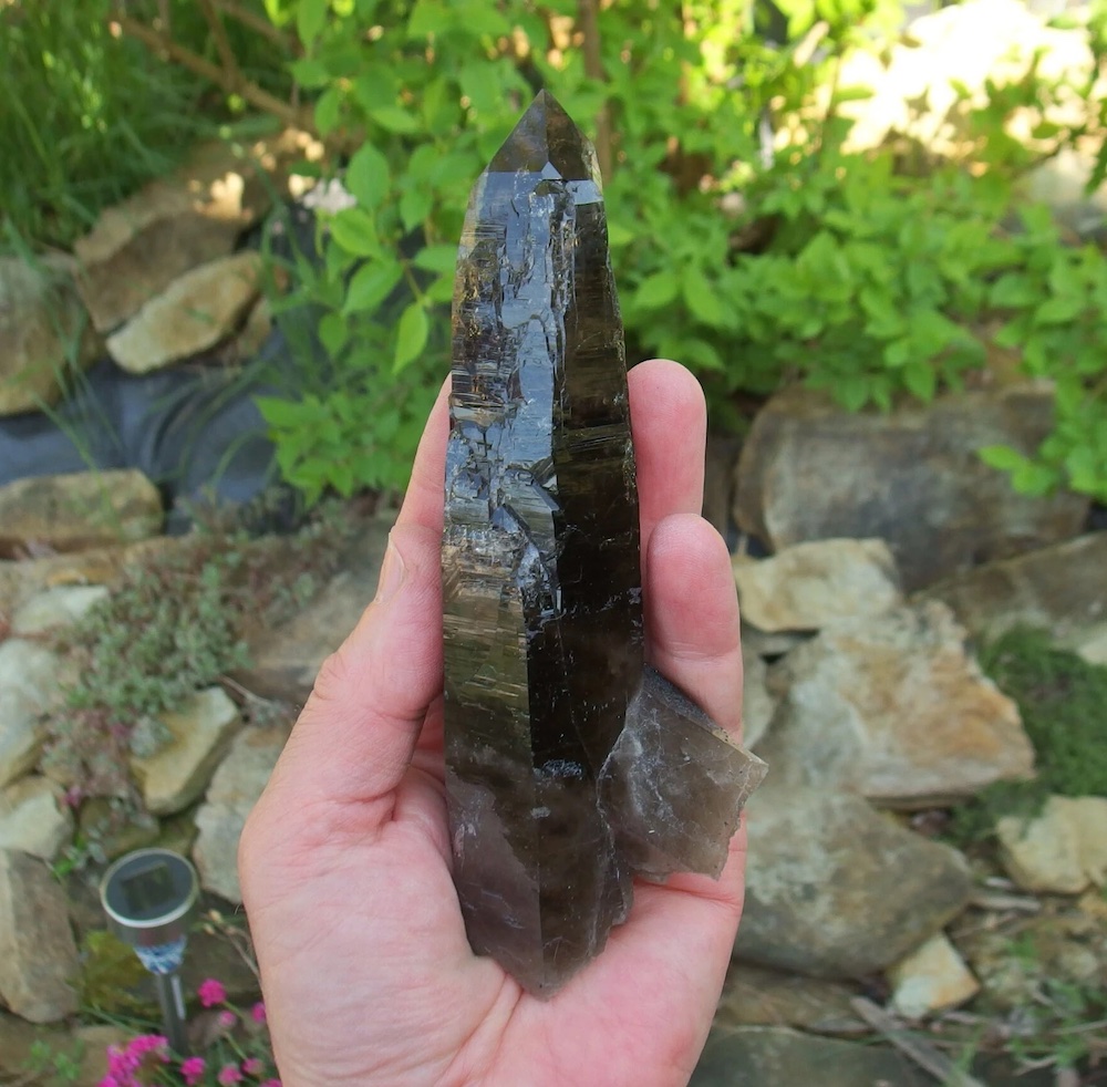 Amazing 'A' Grade Smoky Quartz, Cathedral Crystal, Poland