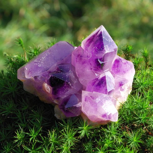 Stunning Natural Amethyst Crystal Cluster, Bali, Nigeria